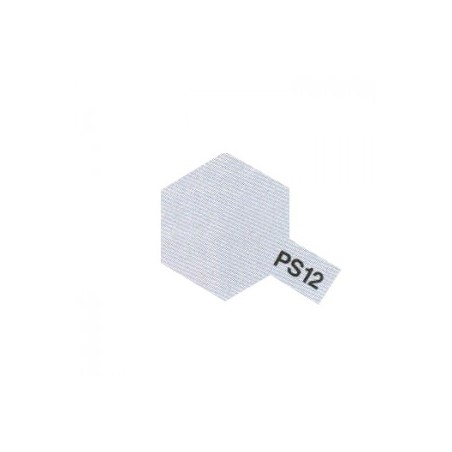 Peinture bombe Lexan argent PS12 Tamiya - 86012