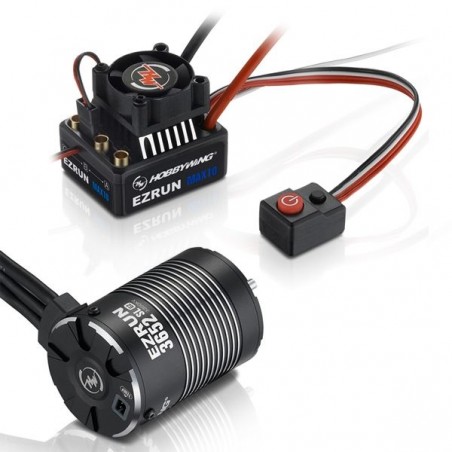 Combo EZRUN MAX10 + engine 3652SL 4000kv G2 1/10 Hobbywing 38010204