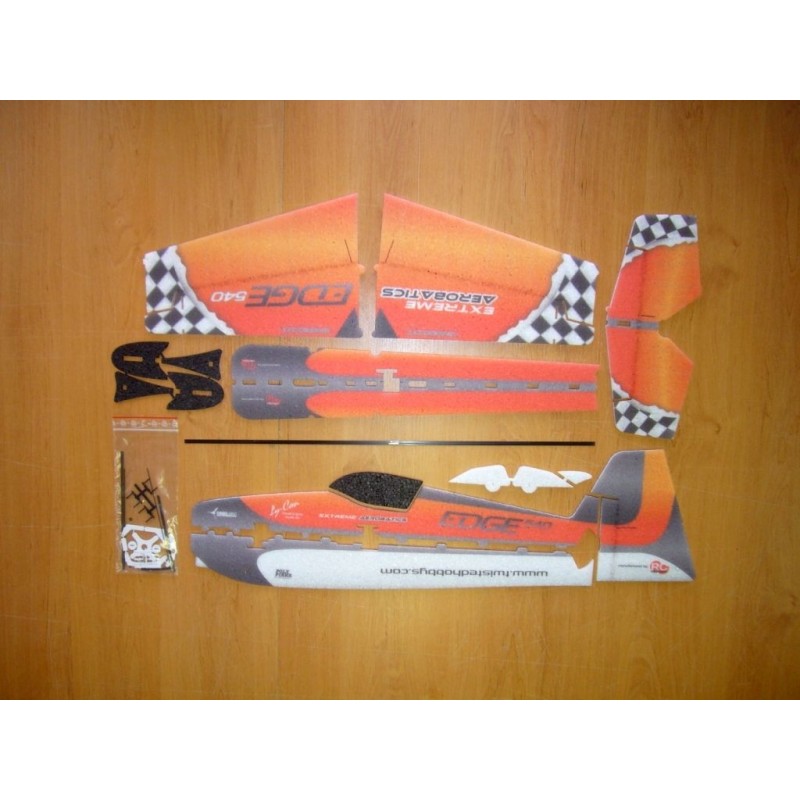 Edge 540 yellow 620mm RC Factory EPP Kit - M09