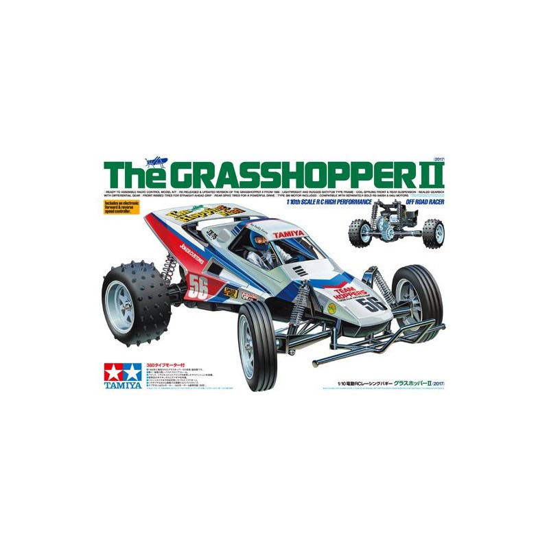 The Grasshopper II (2017) Kit RTR Combo Tamiya - 58643L
