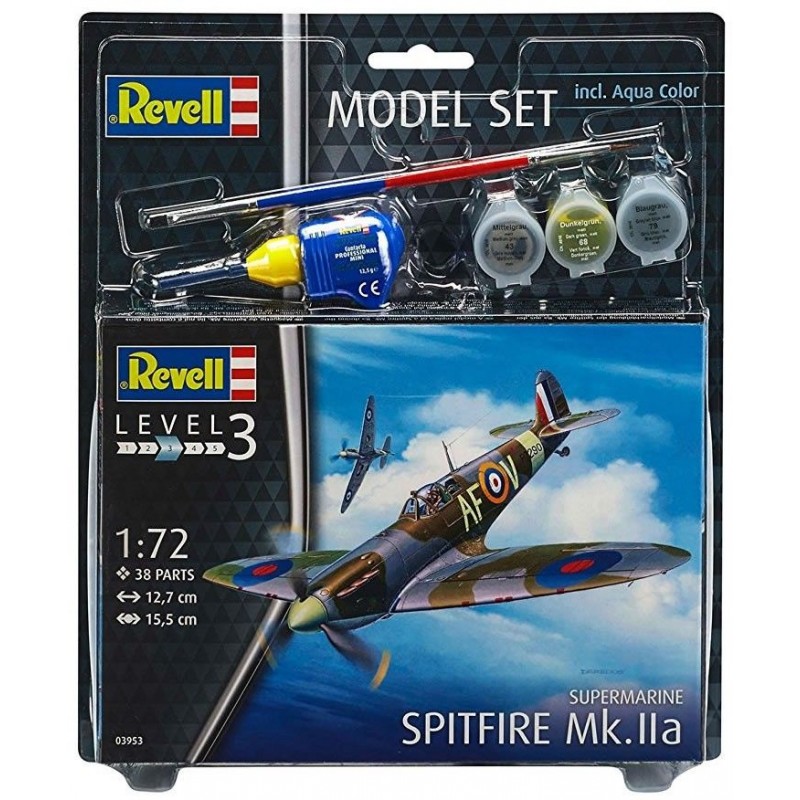 Spitfire Mk.IIa 1/72 + Revell paints - 63953
