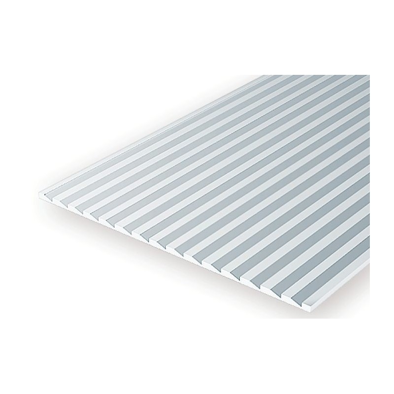 Ribbed plate cladding in staircase 1.0x2.1x150x300mm Ref: 4083 - Ev...