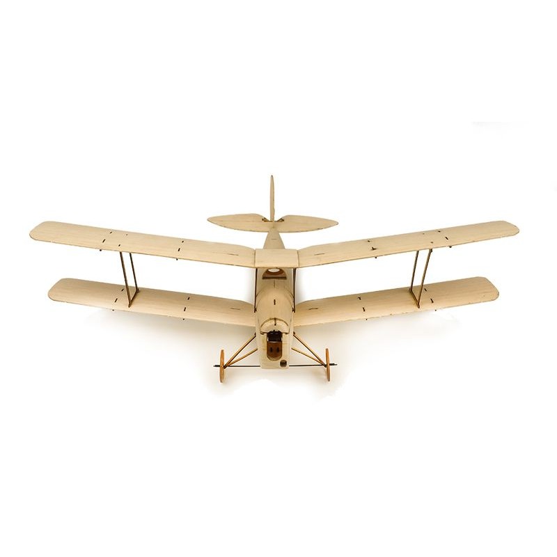 Mini Tiger Moth biplane 400mm balsa DW Hobby laser cutting - K1001