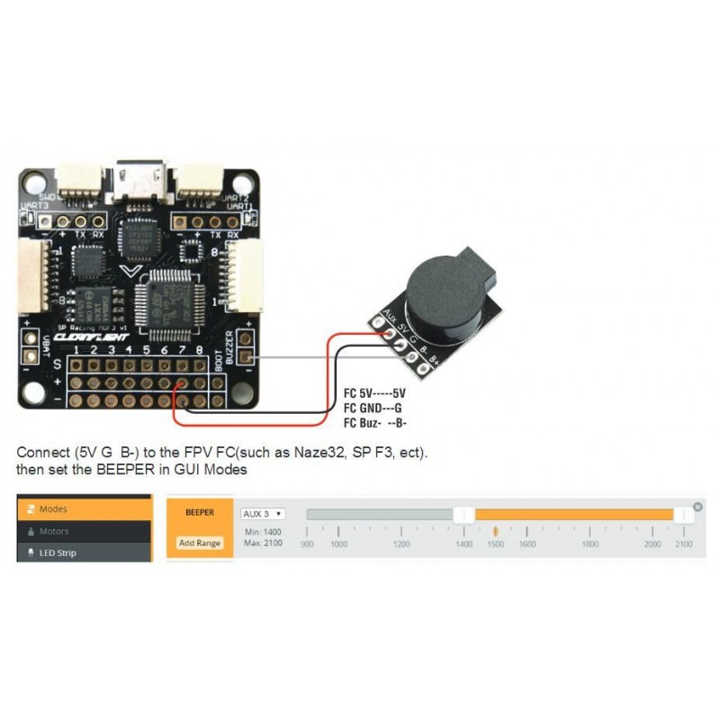 Location V2 Matek buzzer - 1106877