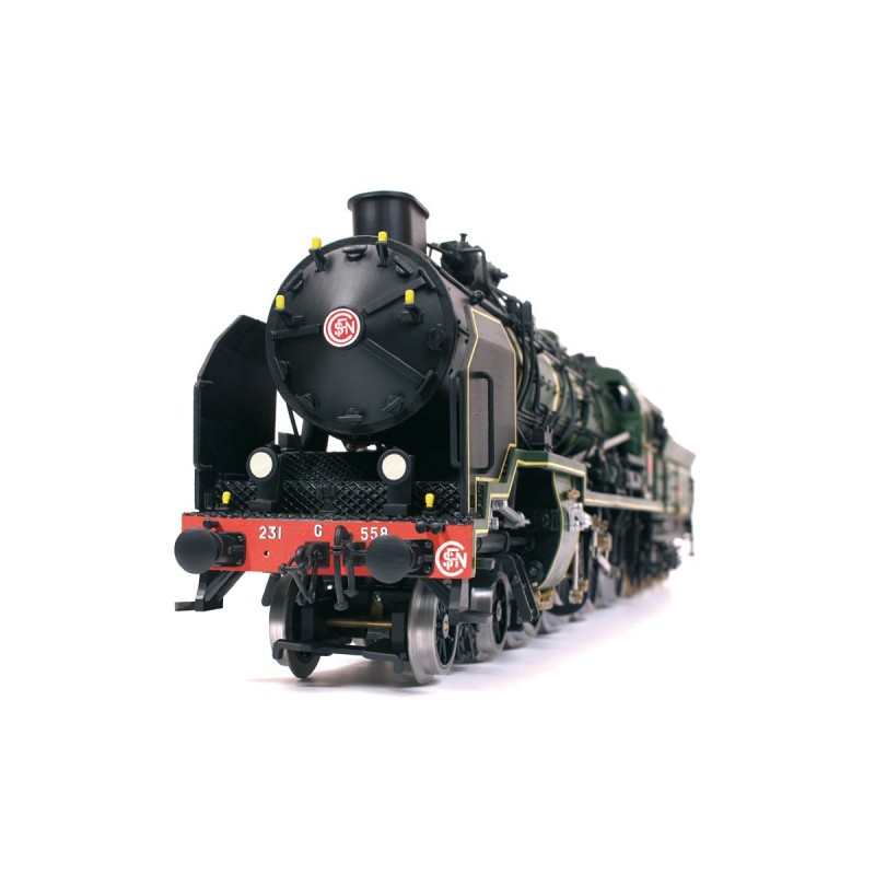 Locomotive steamed Pacific 231 SNCF 1:32 ocCre metal wood construct...