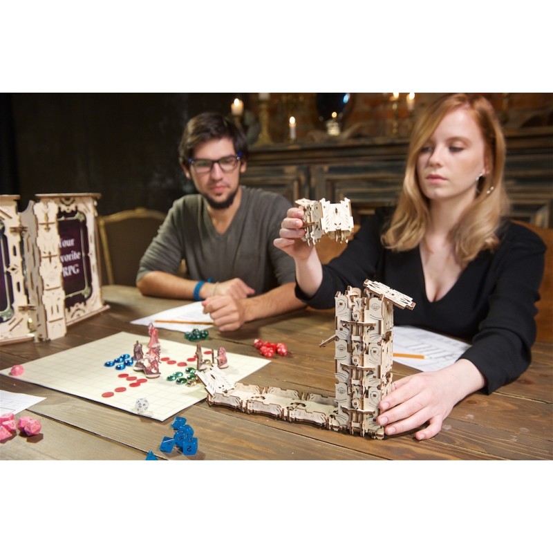 UGEARS 3D wood dice tower - UG-70069