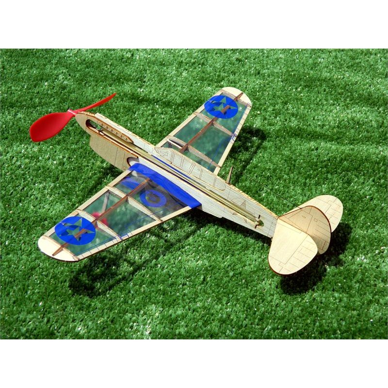 U.S. Warhawk mini avion balsa Guillow's - S0284502