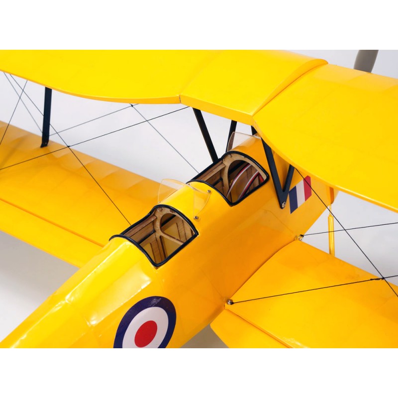 Tiger Moth 800m S39 Kit ARF PNP balsa DW Hobby - SCG3904