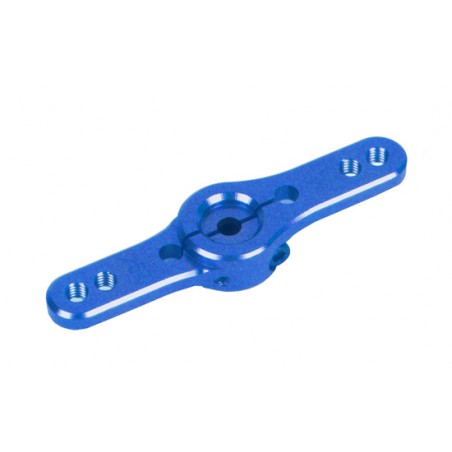 Dual lockable servo rudder alu 25T blue T2M - T422567B