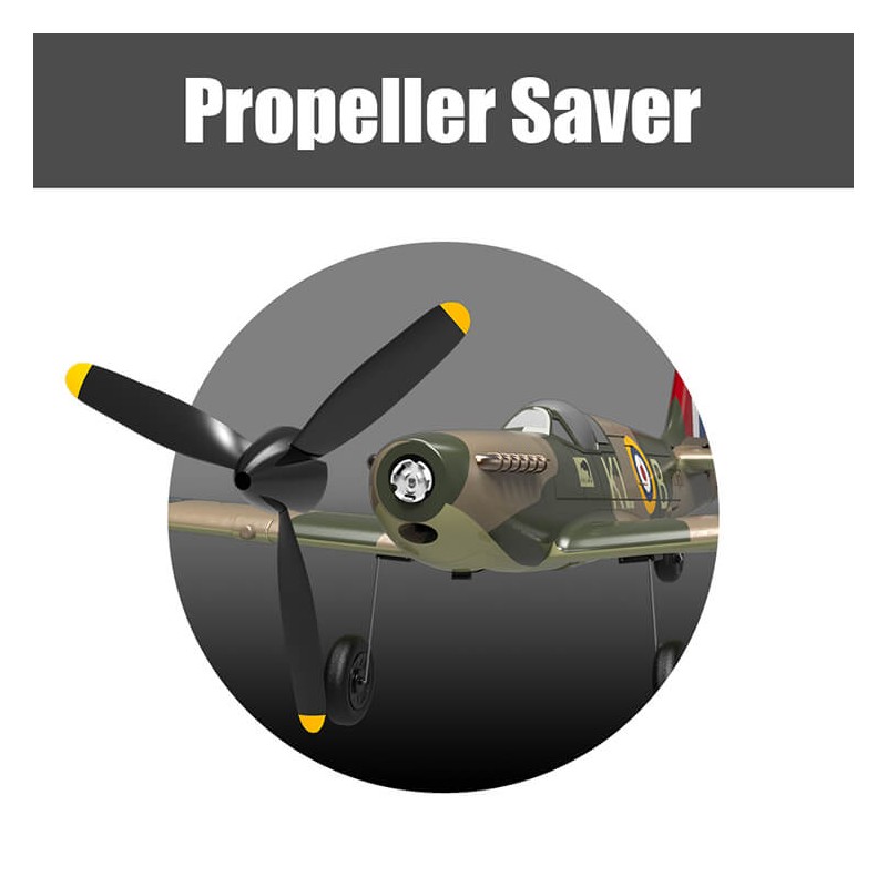 Spitfire 400mm aircraft with Volantex RTF flight stabilizer - V761-...