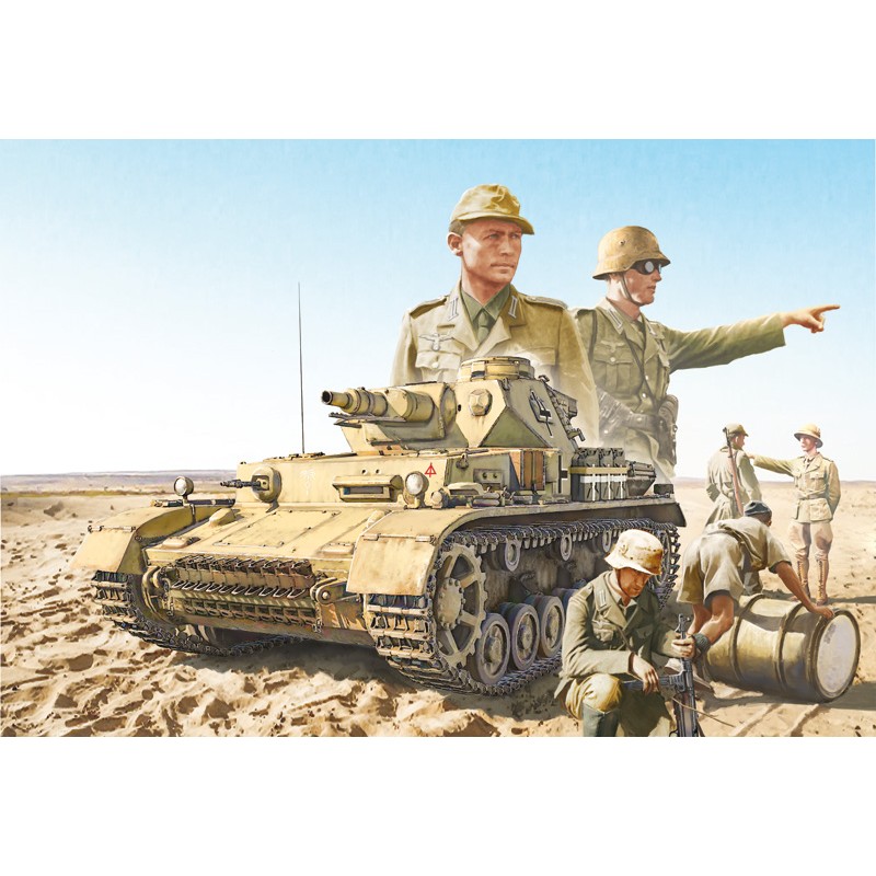 Char Panzer IV F1/F2/G Afrika Korps 1/35 Italeri - I6593