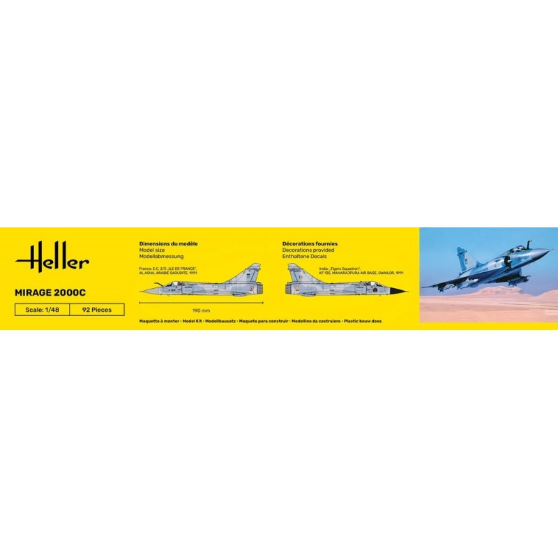 Mirage 2000 C 1/48 Heller - HEL-80426