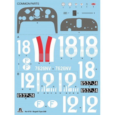 Bugatti Type 35B 1/12 Italeri - I4710