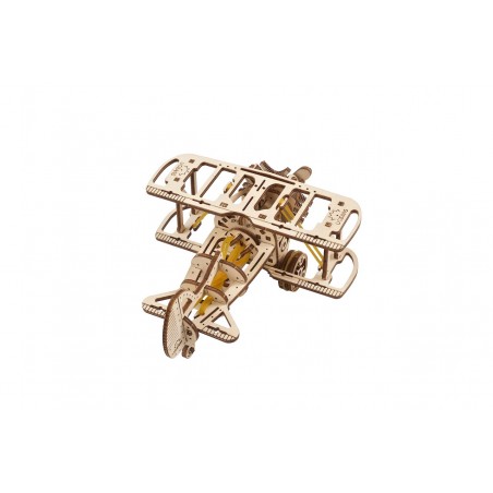 Mini Biplane Puzzle 3D wood UGEARS - UG-70159