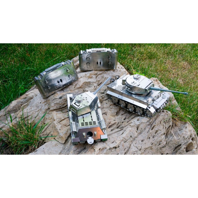 Tank Tiger Radio Controlled Metal Mechanical Construction Kit - Tim...