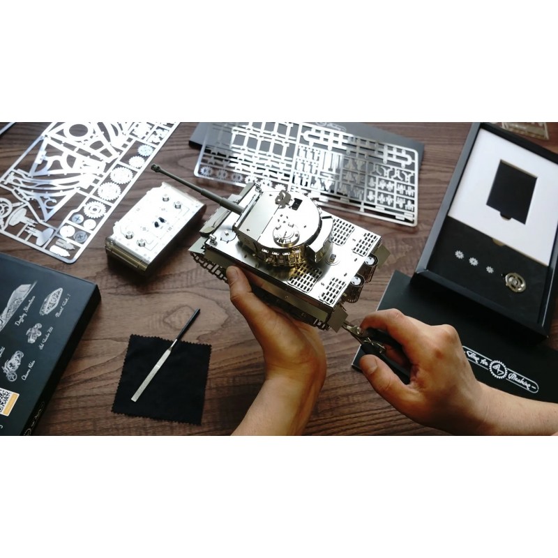 Tank Tiger Radio Controlled Metal Mechanical Construction Kit - Tim...