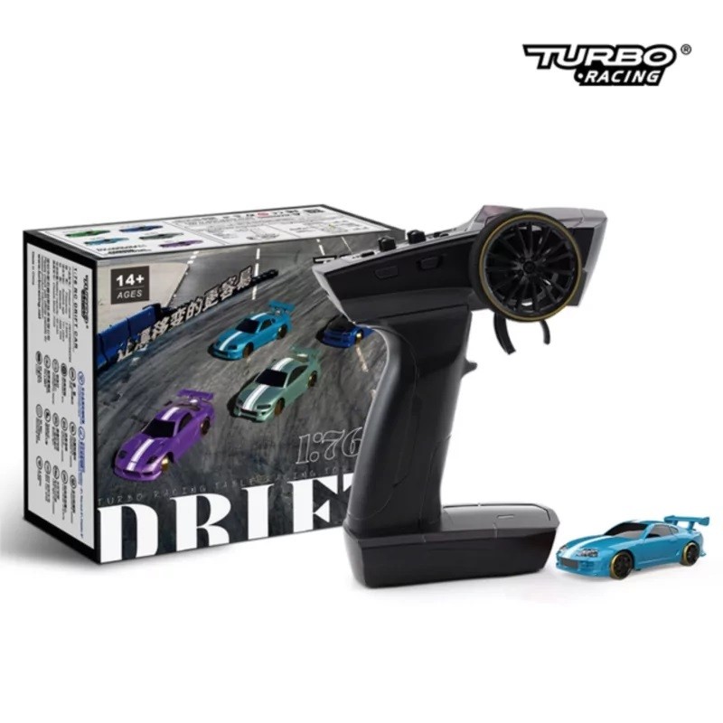 Micro Drift Blue 1/76 RTR Turbo Racing - TB-C63