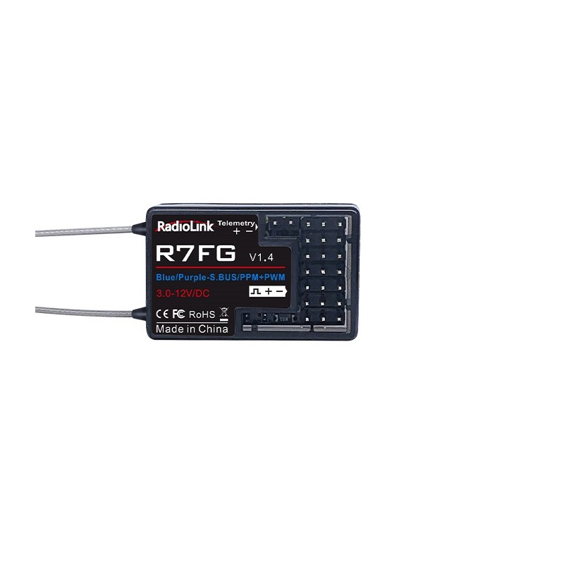 Radio RC6GS V3 2.4Ghz 7 channels + R7FG RadioLink - RDL-RC6GS-V3-SET