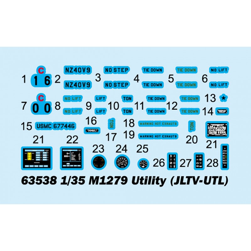 M1279 Utility Truck (JLTV-UTL) 1/35 I Love Kit - 63538
