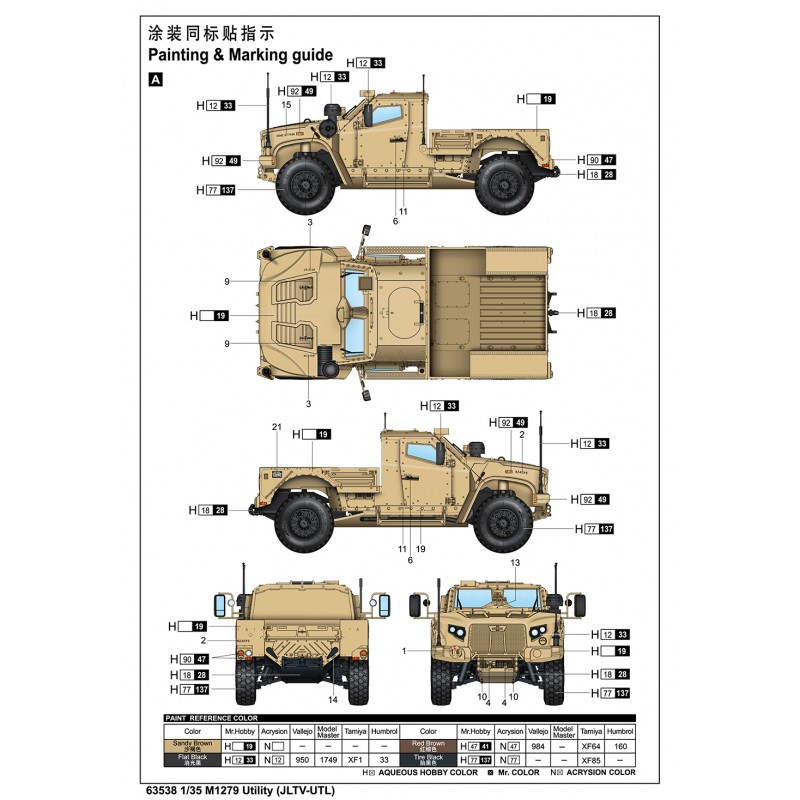 Camion M1279 Utility (JLTV-UTL) 1/35 I Love Kit - 63538
