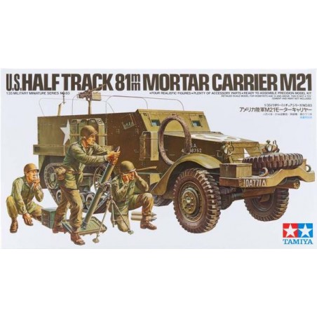 M21 Half-Track US 81mm Mortar Carrier 1/35 Tamiya - 35083