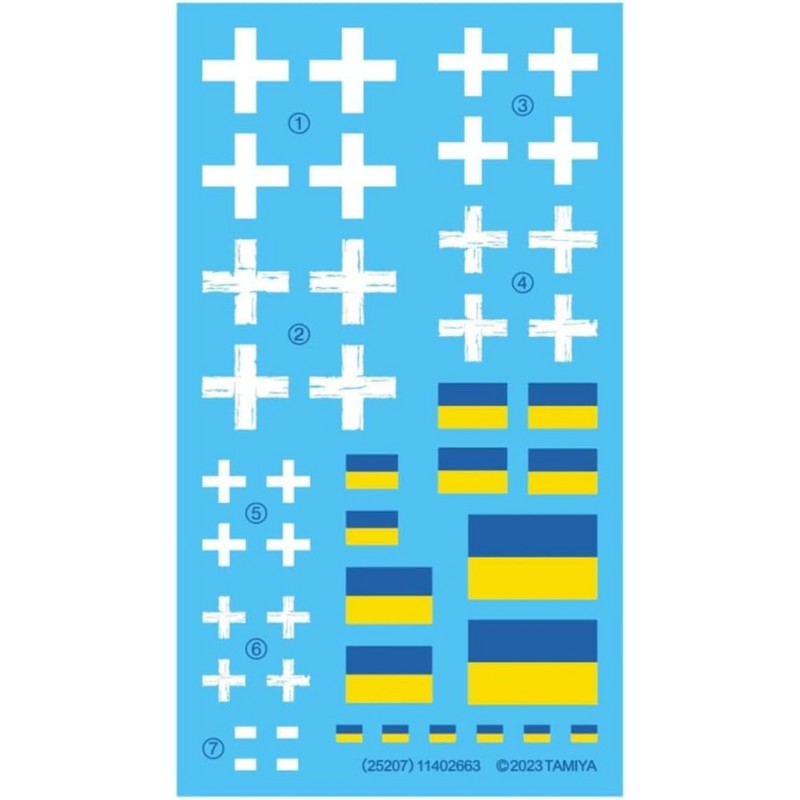 M1A1 Abrams UKRAINE 1/35 Tamiya Tank - 25216