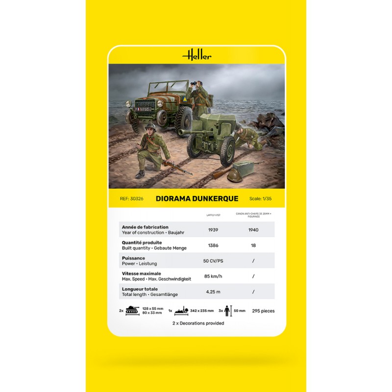 Dunkirk 1/35 Heller Diorama - HEL-30326