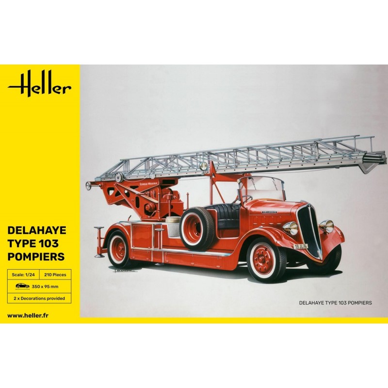 Delahaye Fire Truck Type 103 1/24 Heller - HEL-80780