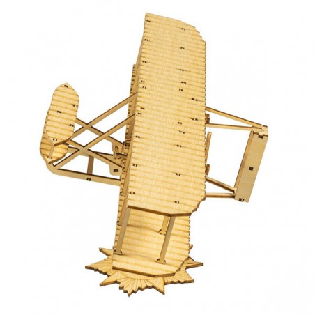 Mini Wright Flyer-I 1/62 Wood Laser Cutter, DW Hobby Static Model