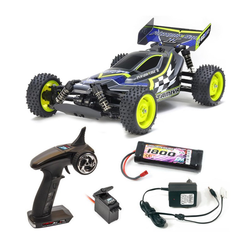 Plasma Edge II Gun Metal TT-02B 1/10 Tamiya RTR Combo Kit - 47446L