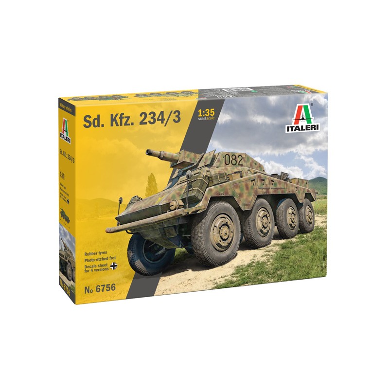 Char Sd.Kfz.234/3 1/35 Italeri - I6756