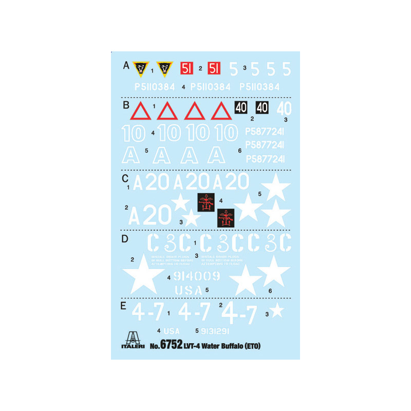 Char LVT-4 Water Buffalo 1/35 Italeri - I6752