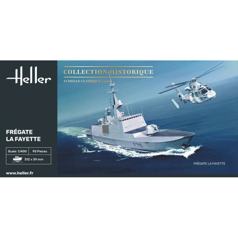 Ship Frégate La Fayette 1/400 Heller - HEL-81035
