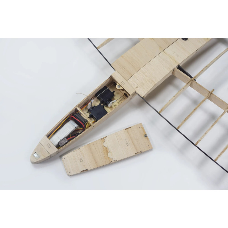 DLG Windrunner 1.20m FD12 Glider Kit only balsa DW Hobby - FD1200