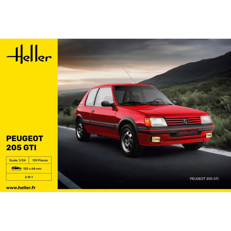 Peugeot 205 GTI 1/24 Heller - HEL-82705
