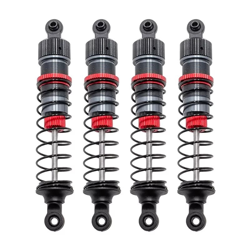 Set of 4 aluminum shock absorbers 1/12 85mm + kit of 3 springs (H/M/S ...
